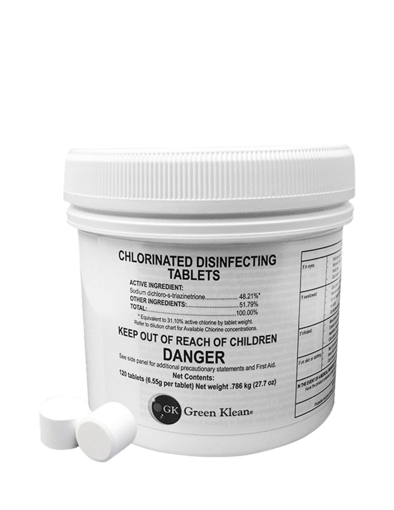 Green Klean Chlorinated Disinfectant Tablets - OBCO Chemical ...