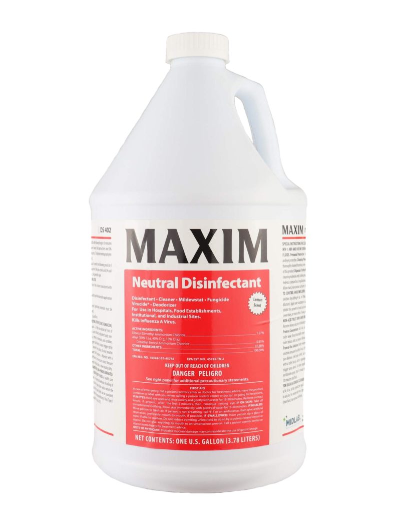 Maxim Neutral Disinfectant - OBCO Chemical Corporation - Janitorial and ...