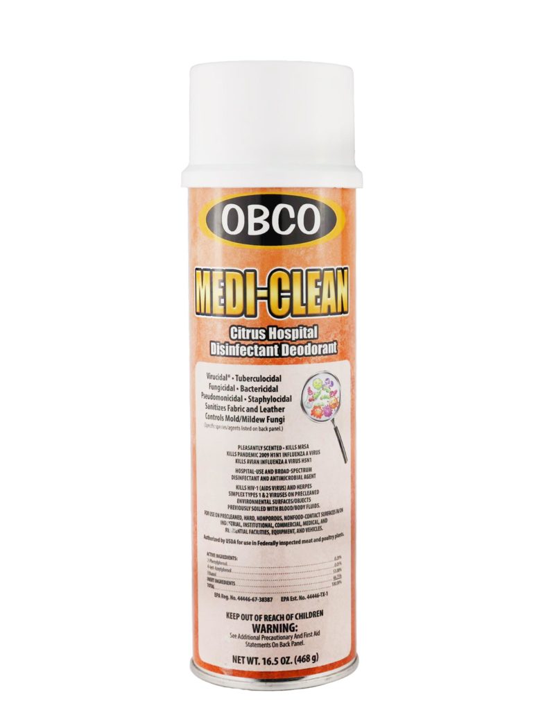 Medi-Clean Hospital-Grade Disinfectant - OBCO Chemical Corporation ...